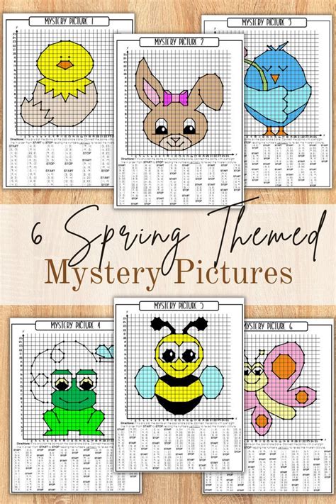 spring coordinate graphing mystery pictures pdf first quadrant and four
