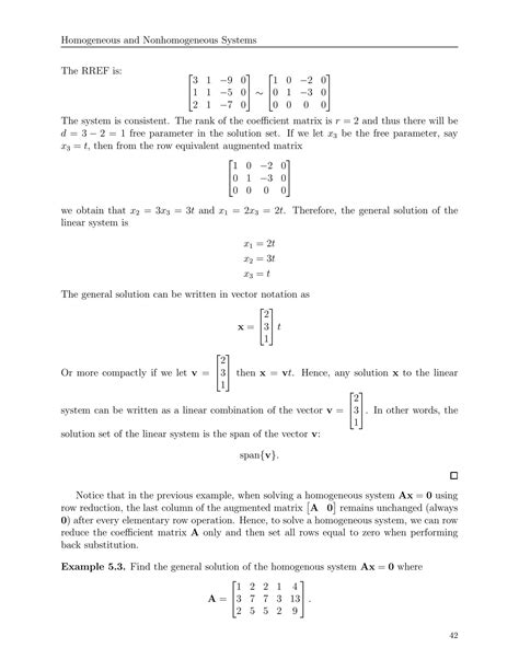 Solution Homogeneous And Nonhomogeneous System Studypool