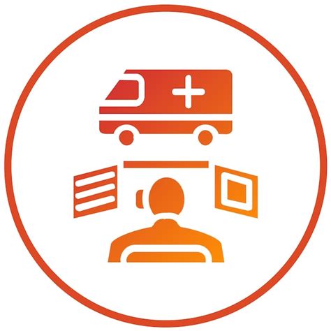 Premium Vector Vector Design Ambulance Dispatcher Icon Style