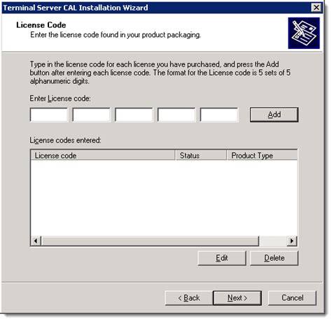 1 Install The Terminal Server Component Role Service