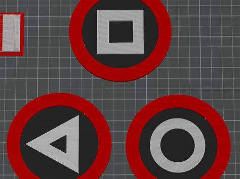 Squid Game Shapes Coasters By Darna Makerworld