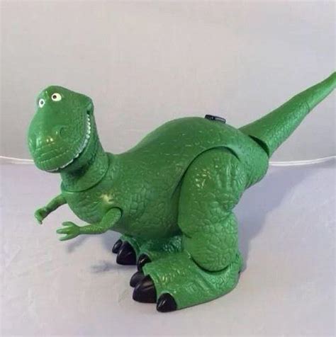 Classic Toy Story Rex T Rex Dinosaur Green Plastic Mattel Toy Roars