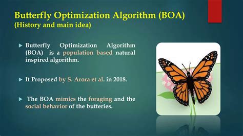 Butterfly Optimization Algorithm Pptx Perfume And Fragrance Beauty