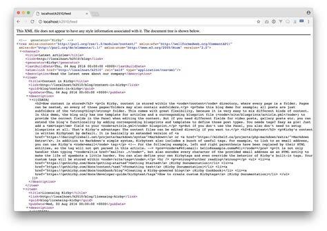 Display Correct Utc Pubdate In Rss Feed Plugin Questions Kirby Forum
