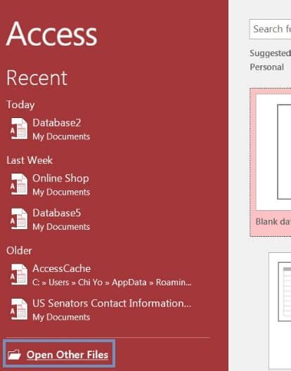 how to backup access database automatically and restore it later