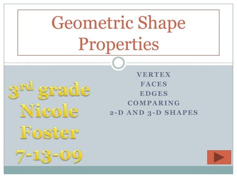Power Point Geometric Shape Properties PPTX