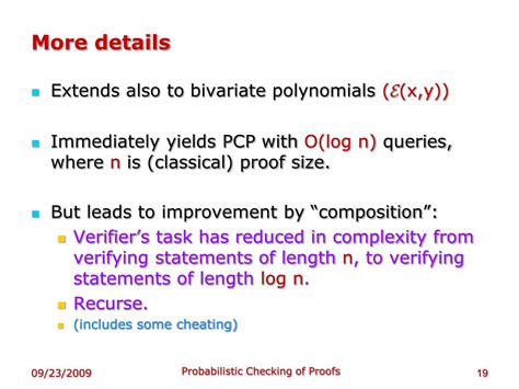 Ppt Probabilistically Checkable Proofs Powerpoint Presentation Free
