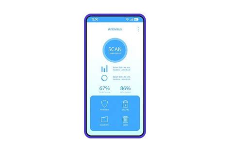 Antivirus Smartphone App Interface