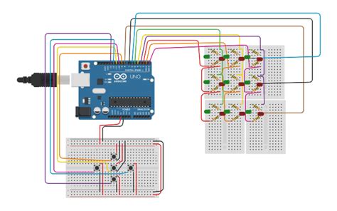 Circuit Design Copy Of Multiplexing Tinkercad