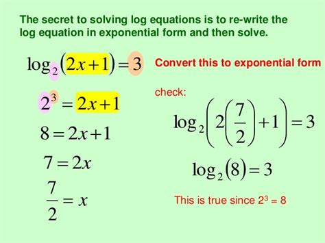 Logarithmic Functions 2