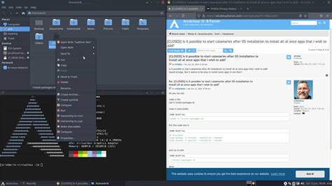 Do It Yourself Tutorials Arcolinux 2030 How To Make Your Own Installation Script What To