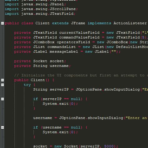 it2051229 client server calculator