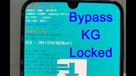 Bypass Kg State Locked Samsung Sm M315f Galaxy M31 Android 10 Bit2