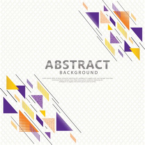 Futuristic And Dynamic Colorful Triangle Lines Composition Ornament And Texture Modern Pattern