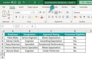 Excel Extensions Types Of File Formats How To Show Hide