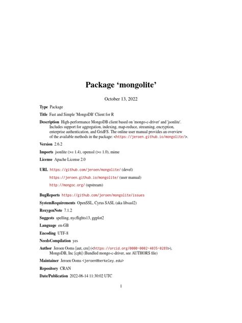 mongolite pdf mongo db computer file