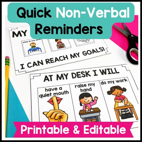 Visual Behavior Supports Classroom Management Charts Cue Cards Speeding Ticket