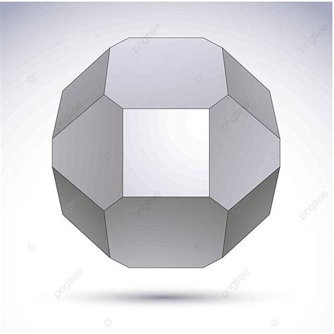 Template Design Element For Technology Abstract 3d Vector Object Vector