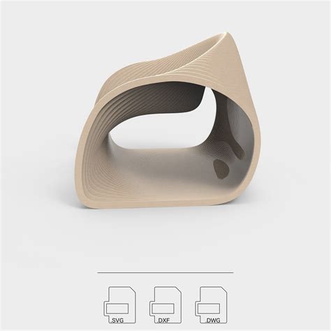 Spade Chair Router Cut Files Cnc Files For Cutting Vector Files Dxf Dwg Svg Pdf Etsy