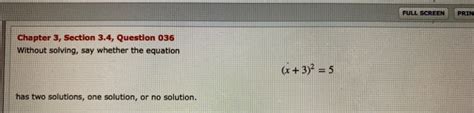 Solved FULL SCREEN PRIN Chapter 3 Section 3 4 Question 036 Chegg Com