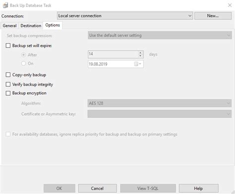 Scheduled Automatic Sql Database Backup Using Ssms Sap Community