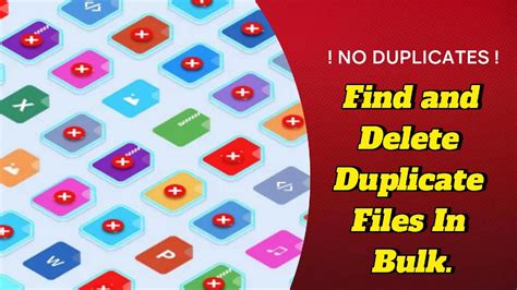 Duplicate Files Be Gone Batch Delete In Seconds Youtube