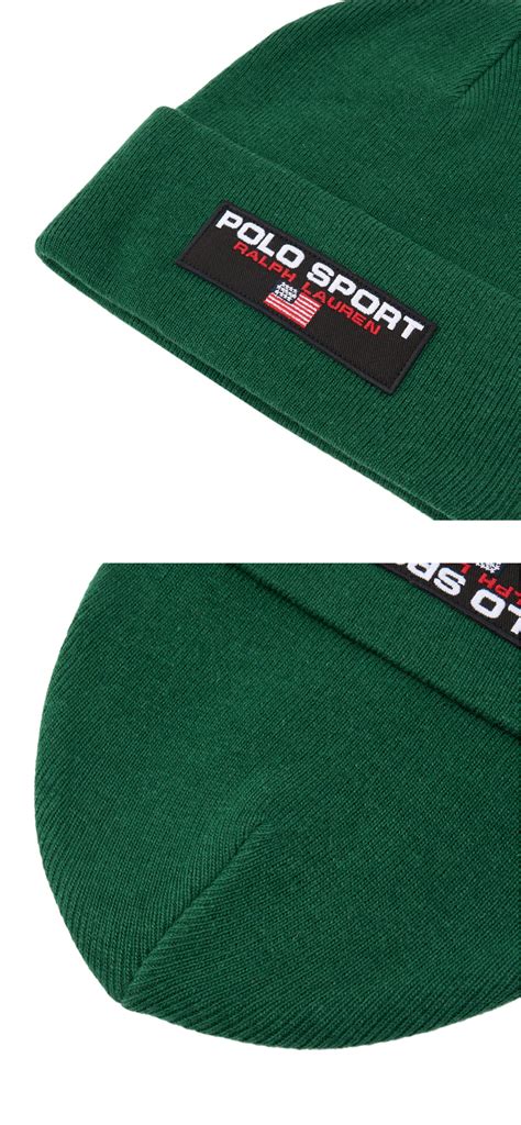 폴로 랄프 로렌 폴로 스포츠 리브 니트 비니 뉴 포레스트 24fw Polo Ralph Lauren Kream