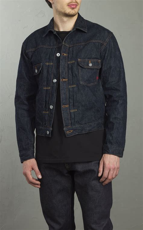 Naked Famous Denim Heritage Denim Jacket MIJ12 Aomidori Selvedge 16oz