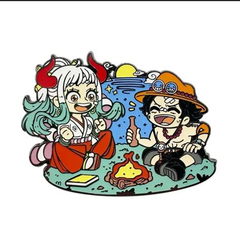 One Piece Pin Ace Etsy