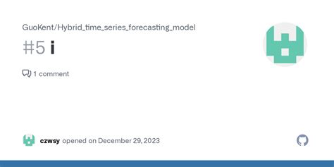 I Issue GuoKent Hybrid Time Series Forecasting Model GitHub