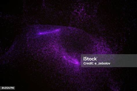 눈의 모양에 보라색 빛나는 입자의 추상적인 배경을 만든 0명에 대한 스톡 사진 및 기타 이미지 0명 3차원 형태 개념 Istock