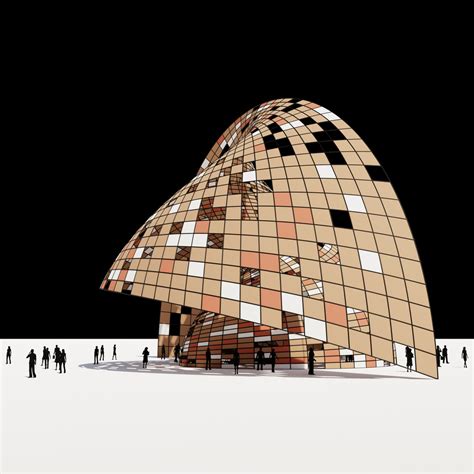 Rotated Arc Pavilion Junelee Architecture