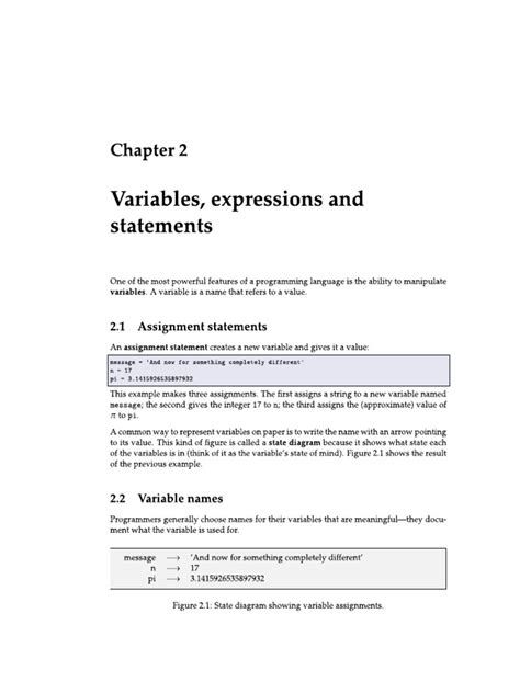 Ch02 Variables And Expressions Pdf