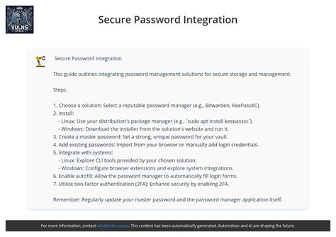 Vulnsspace On Linkedin Automation Ai Cybersecurity Infosec