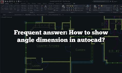 Frequent Answer How To Show Angle Dimension In Autocad Caddikt Frequent Answer How To Show Angle Dimension In Autocad Caddikt