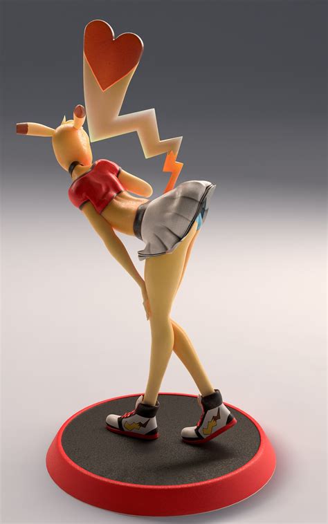 Pikachu Sexy Stl File For 3d Printing Etsy