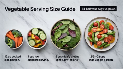 Vegetable Serving Size Chart How Much Veggies Should You Eat