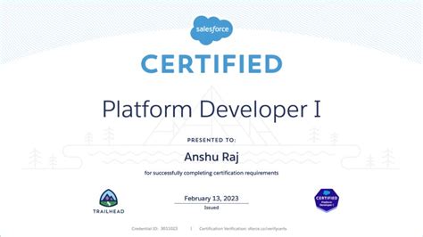 Anshu Raj On Linkedin Developer Cognizant Salesforcedevelopers Pd1 Platformdeveloper1