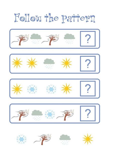 Weather Pattern Worksheet Live Worksheets Worksheets Library