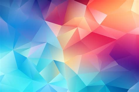 Premium Ai Image Abstract Polygonal Background Triangular Low Polystyle