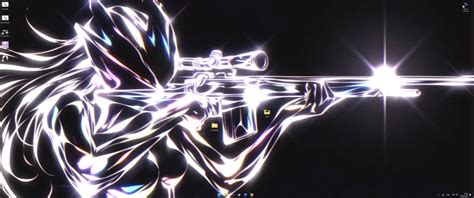 Живые обои Хромированный снайпер скачать на