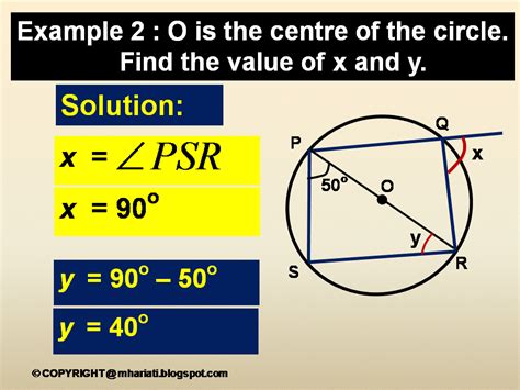 TIP BELAJAR MATEMATIK TIPS FOR LEARNING MATHEMATICS PROBLEM SOLVING INVOLVING ANGLES IN CIRCLE