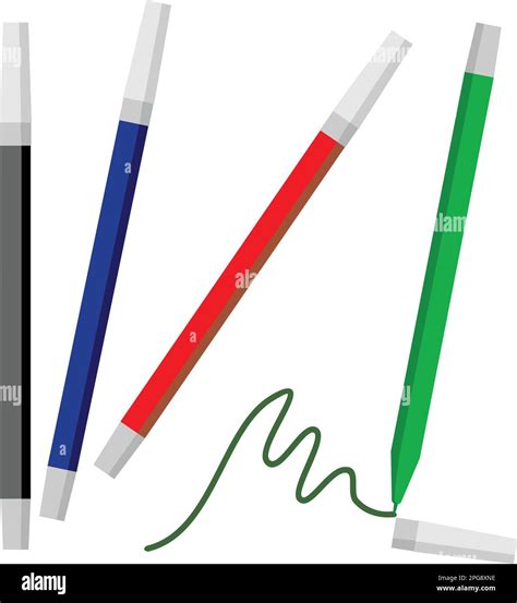 Color Marker Stationary Vector Stock Vector Image And Art Alamy
