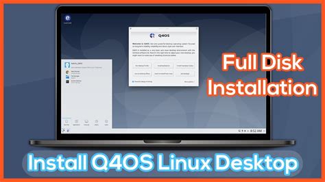 Q4OS Linux Distribution Clean Install Desktop Operating System