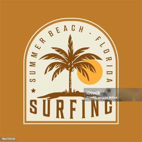 빈티지 서핑 테마 배지 디자인 벡터 일러스트 레이 션 스타일 티셔츠 인쇄 포스터 스티커 및 기타 용도 빅 아일랜드 하와이 제도에