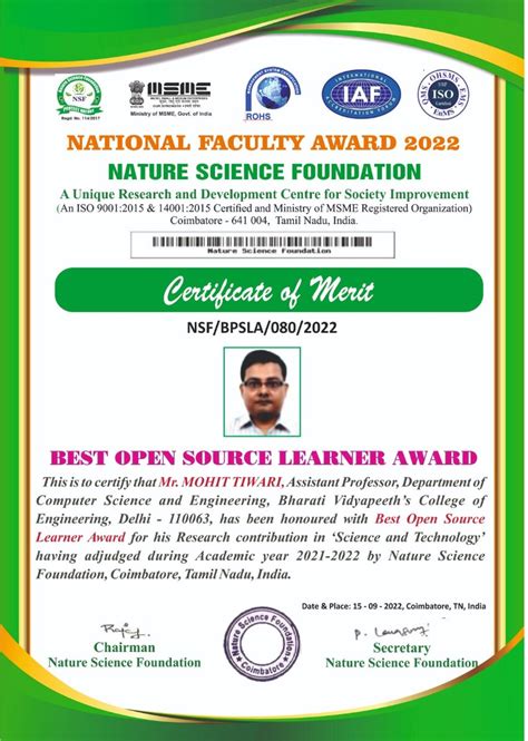Pdf Mohit Tiwari Best Open Source Learner Award 2022