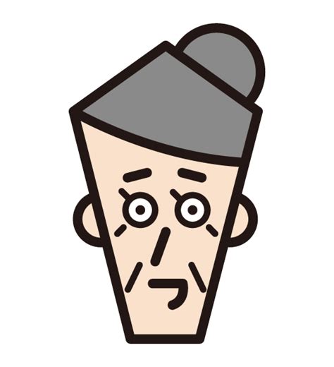 할머니의 다양한 표현에 대한 1 가지 그림 무료 일러스트 소재집 Kukukeke