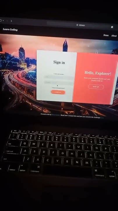How To Make Responsive Login And Signup Page Creat A Html Css And Javascript Coding Developer