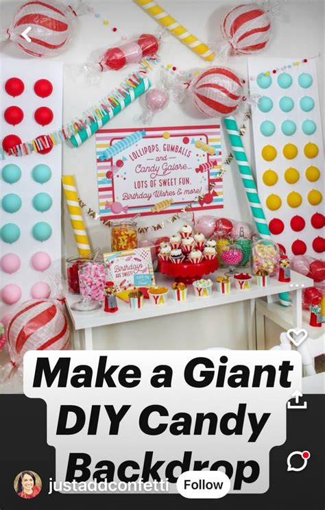 Pin By Stephanie Griffith On Candyland Candy Party Candy Themed Party Candyland Birthday