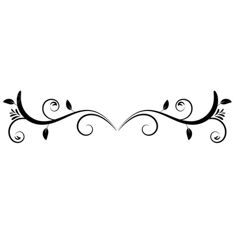 Ornamental Floral Clipart Vector Vintage Floral Ornament Vintage